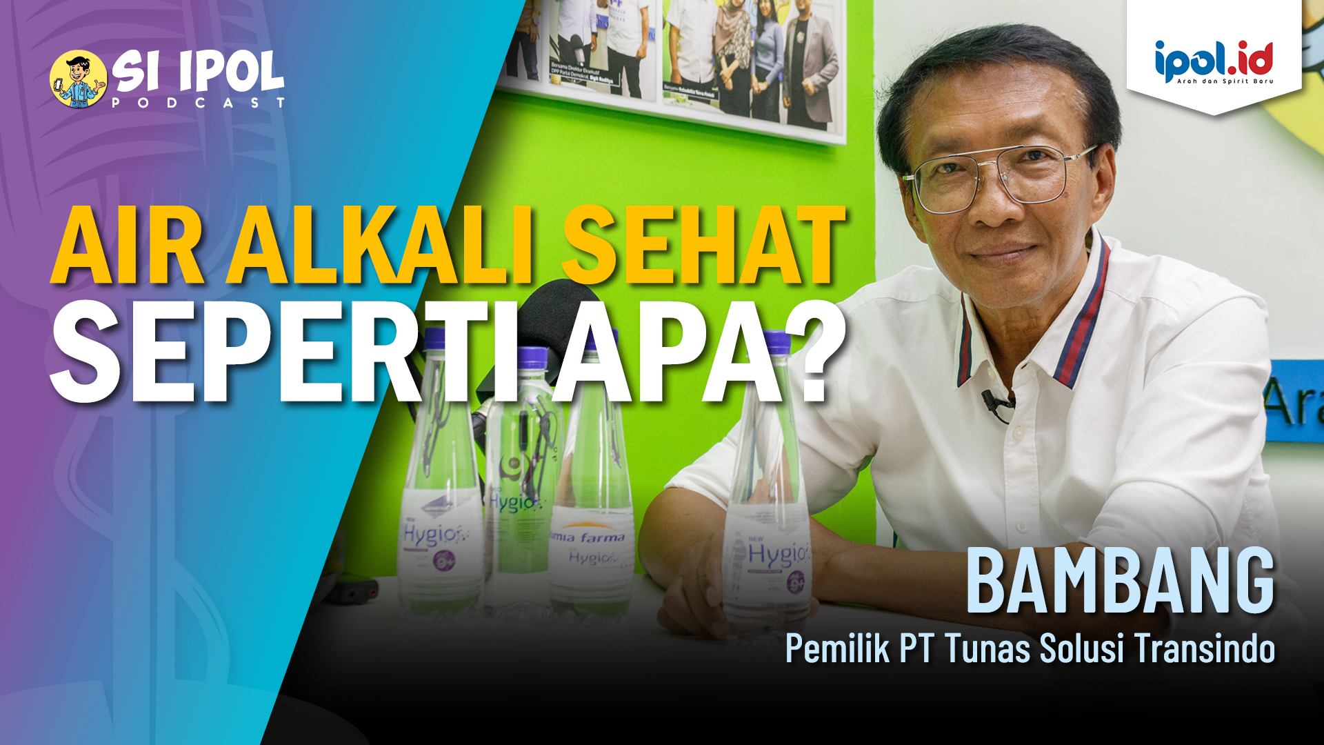 Air Alkali Sehat Seperti Apa? - Ipol.id